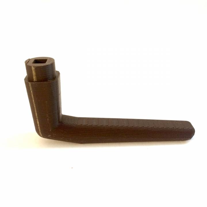 3D Printable door hendle (deurklink) (Bas) by bas berrevoets