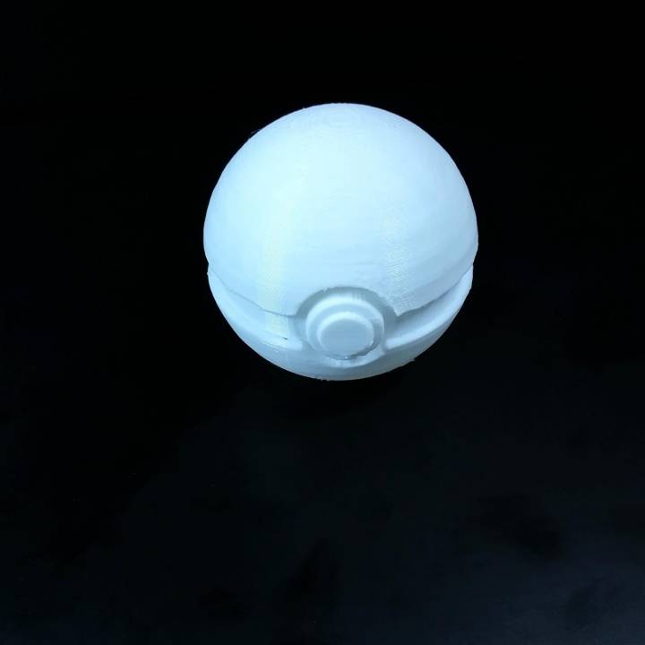 3D Printable Pokeball by Parker Isaacks