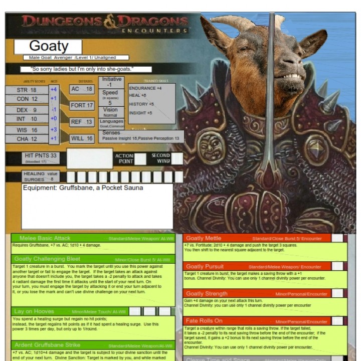 3D Printable Goaty and Friends by Michael Hersel