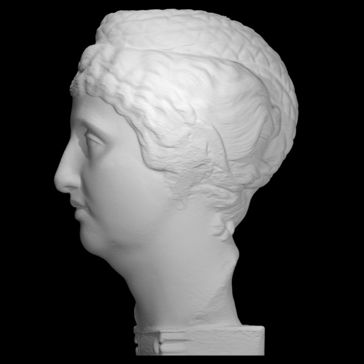 3D Printable Bust of Faustina the Elder by SMK - Statens Museum for Kunst