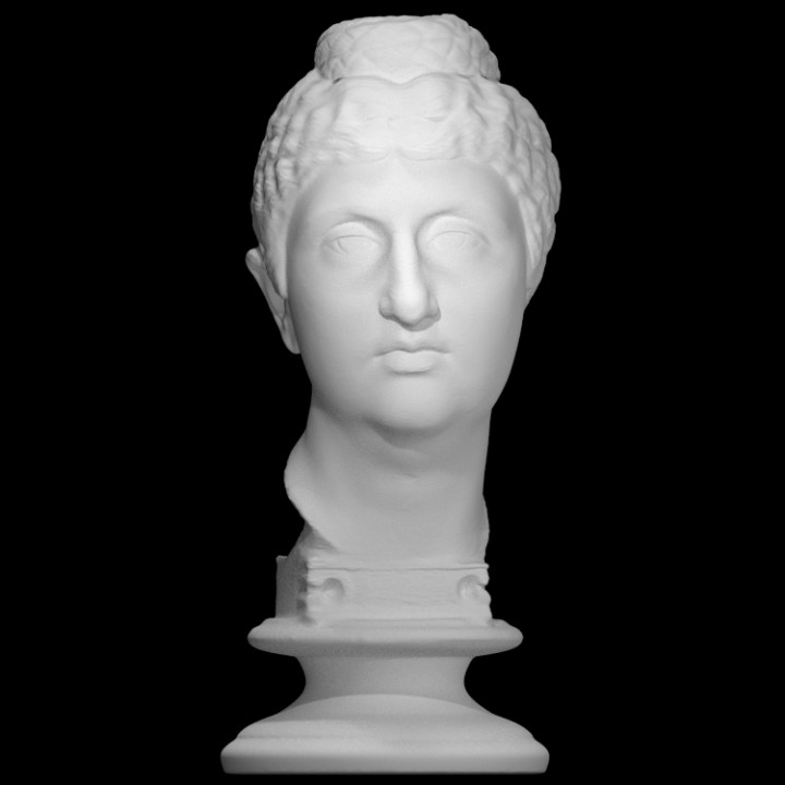 3D Printable Bust of Faustina the Elder by SMK - Statens Museum for Kunst