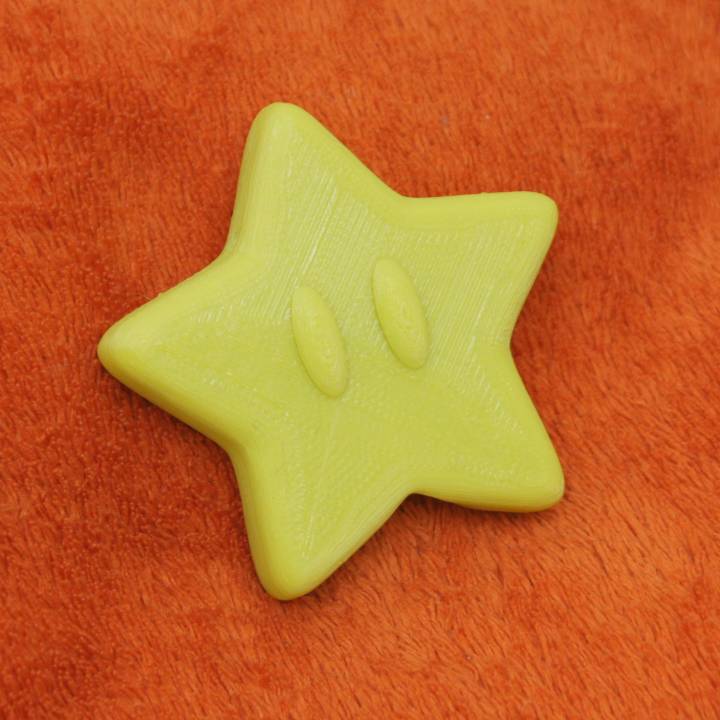 3D Printable Mario star for XMAS tree by naresh chandra