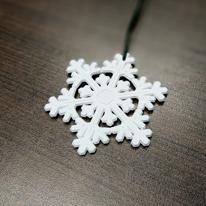 3D Printable snowflake 03 by Rich Williams