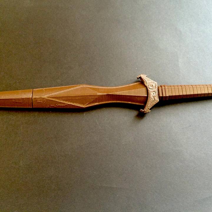 3D Printable Valkyrie Sword by Rawrbomb