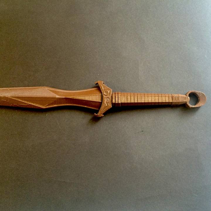 3D Printable Valkyrie Sword by Rawrbomb