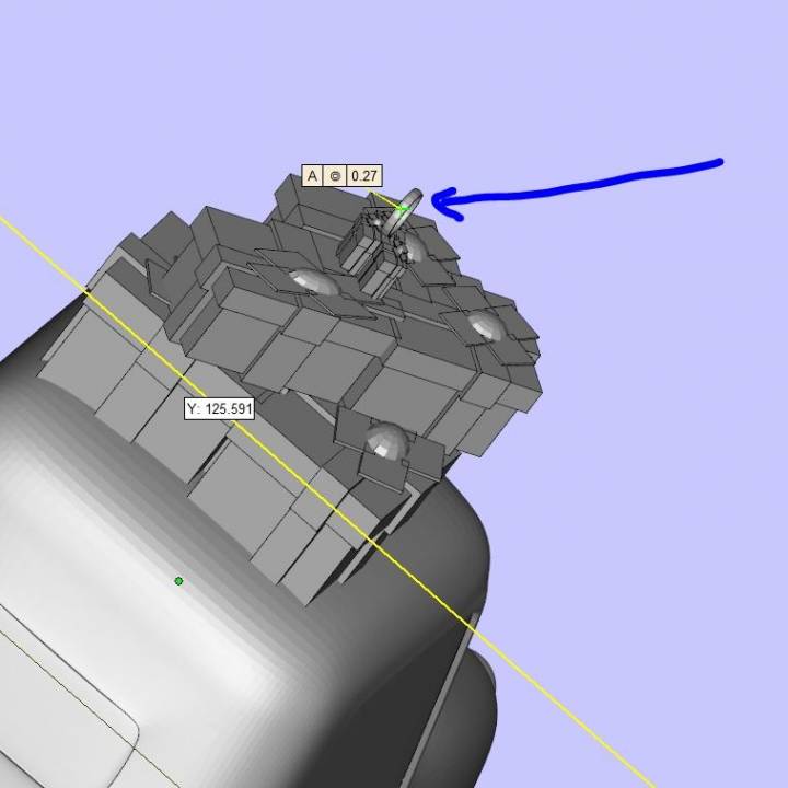 3D Printable Santa's flying car for Xmas by naresh chandra