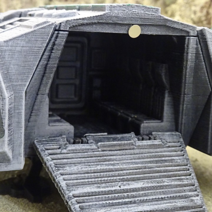 3D Printable TA-12 hollow, divided into parts by Terrain4Print