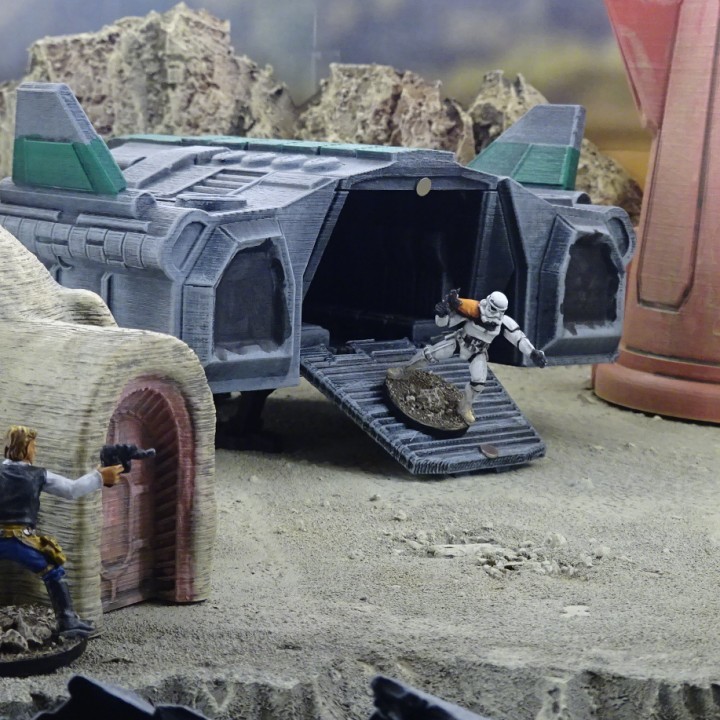 3D Printable TA-12 hollow, divided into parts by Terrain4Print