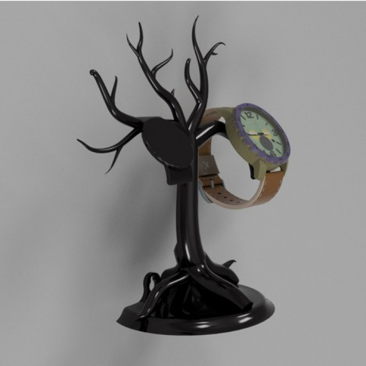 3D Printable Watch stand by Hartvik Line