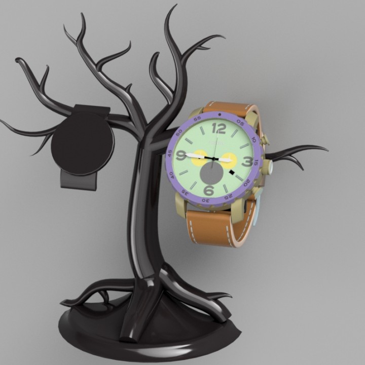 3D Printable Watch stand by Hartvik Line