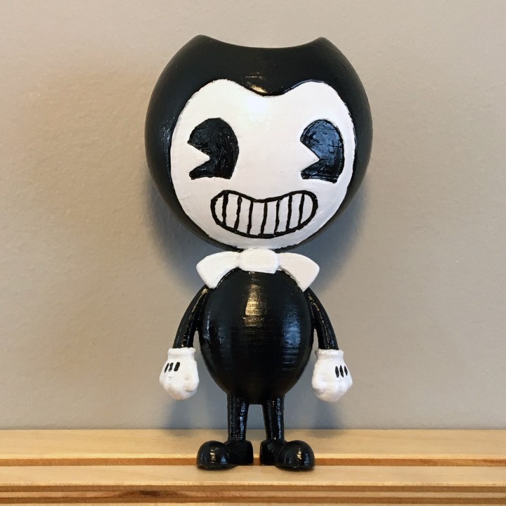 3D Printable Bendy (from bedny and the ink machine) by WildRoseBuilds