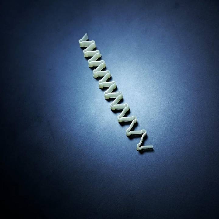 3D Printable flat spring that works well by colin