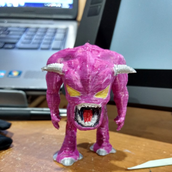 3D Print of Pinky Demon - Doom by twiesner