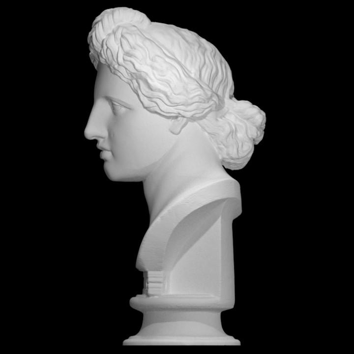 3D Printable Bust of the Apollo Lykeios by SMK - Statens Museum for Kunst