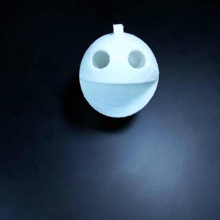 3D Printable Pac Man bright christmas tree decoration by Laura Mecozzi