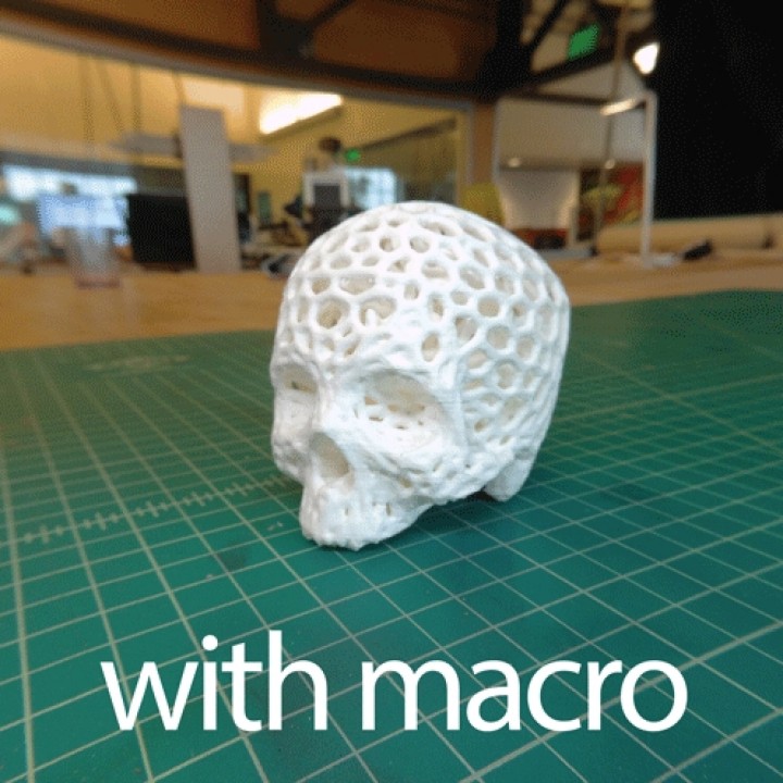 3D Printable Action Camera Macro Adaptor by Jonathan Odom