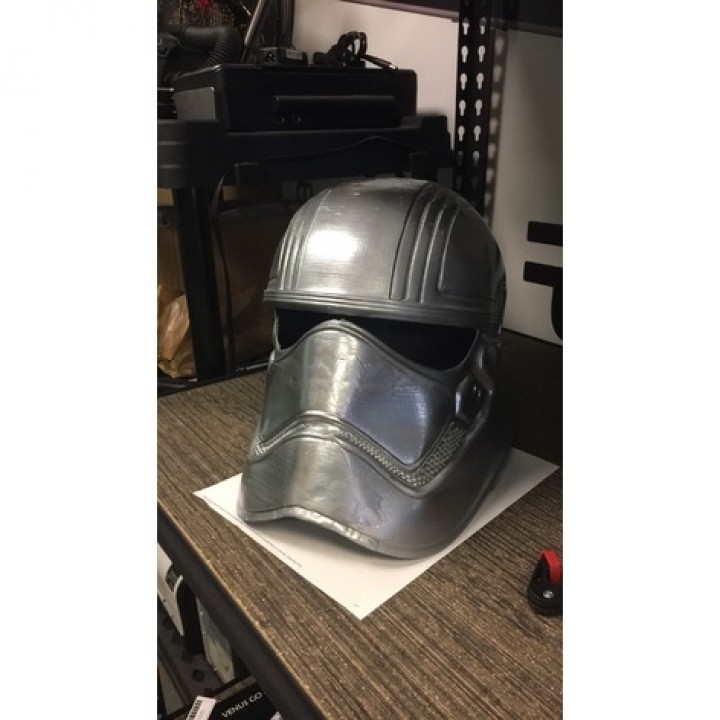 3D Printable Wearable Captain Phasma Helmet by Geoffro