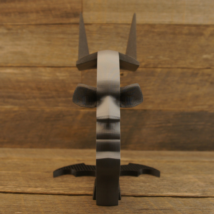 3D Print of Batman Ground for Headset stand by tgsparky77