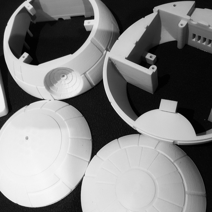 3D Printable Starwars Deathstar raspberry Pi 3 case by Darren Furniss