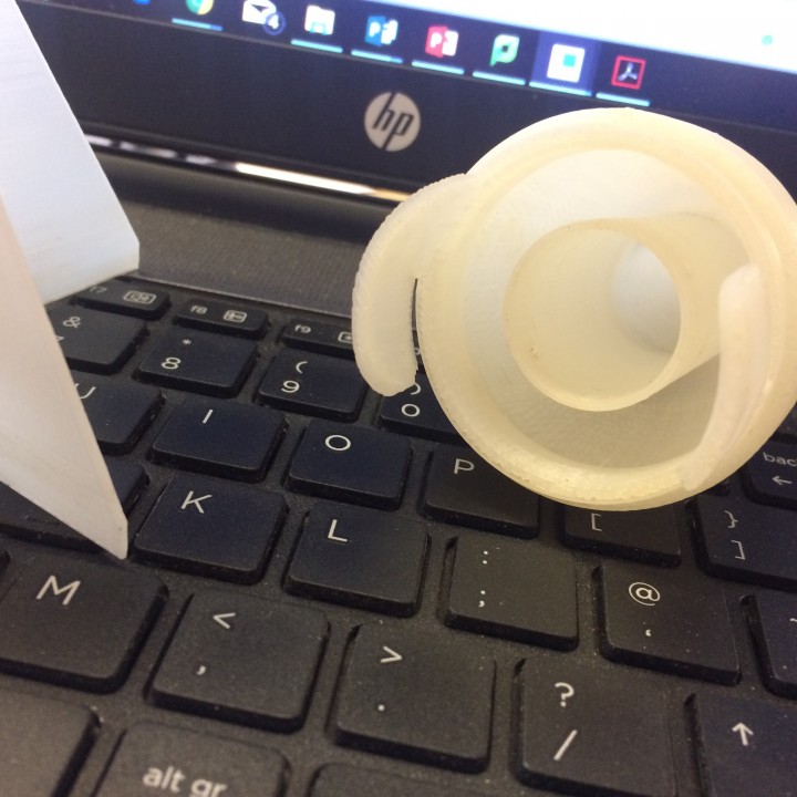 3D Printable Mentos and Coke Rocket prototype by Simon