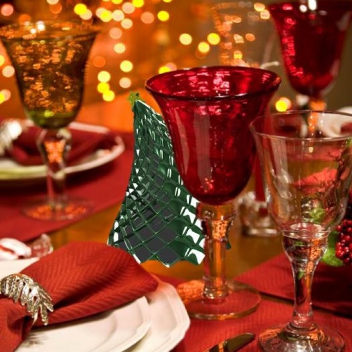 3D Printable Table Christmas Tree by william porter