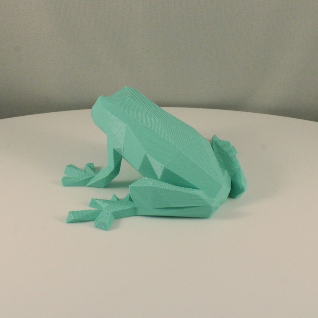 3D Printable Low Poly Frog by Turtleman