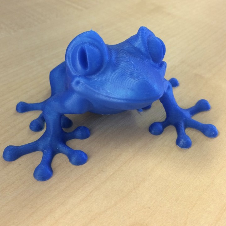 3D Print of Low Poly Frog by kb3dprint