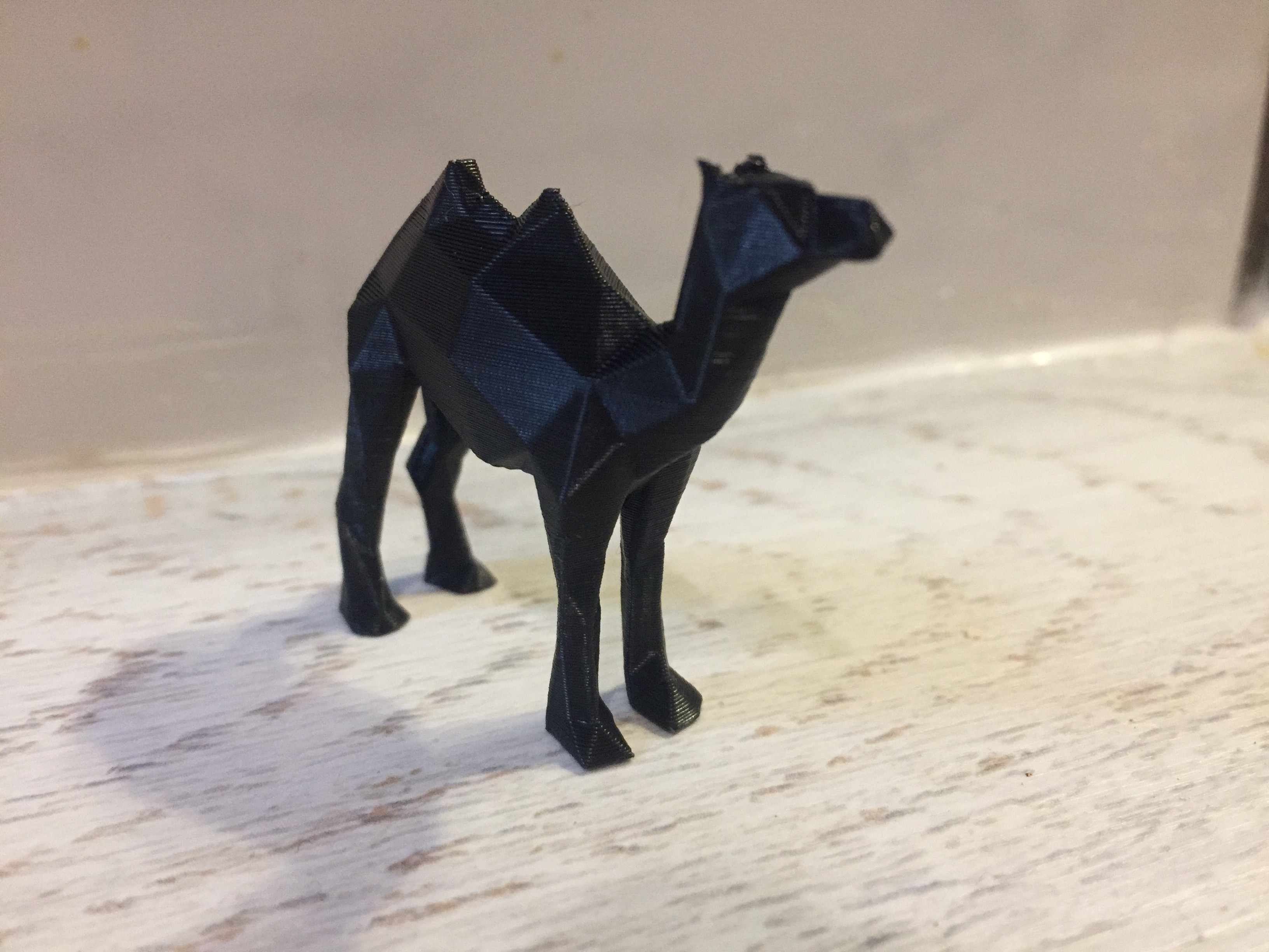 3D Printable Low Poly Camel by Turtleman