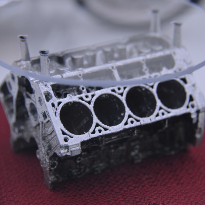 3D Printable Chevrolet V8 block by Daniele Caccavale
