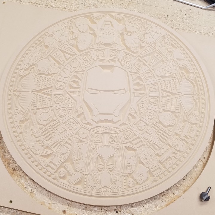 3D Printable Marvel Calendar by Kyle Emerick