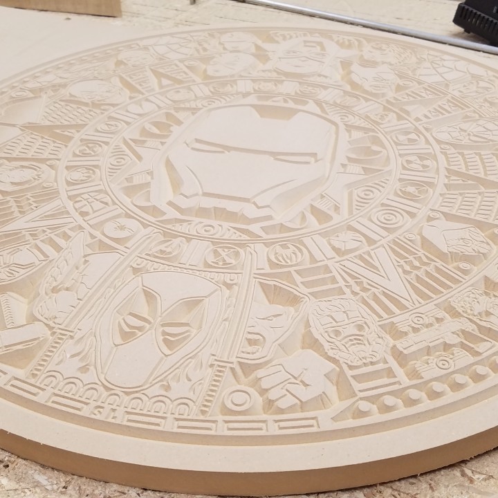 3D Printable Marvel Calendar by Kyle Emerick