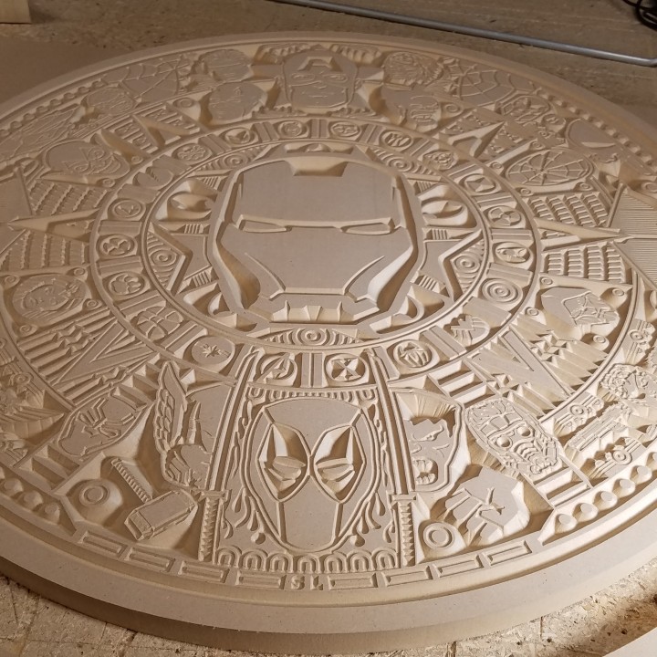 3D Printable Marvel Calendar by Kyle Emerick