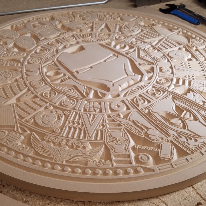 3D Printable Marvel Calendar by Kyle Emerick