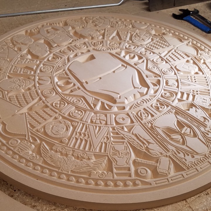 3D Printable Marvel Calendar by Kyle Emerick