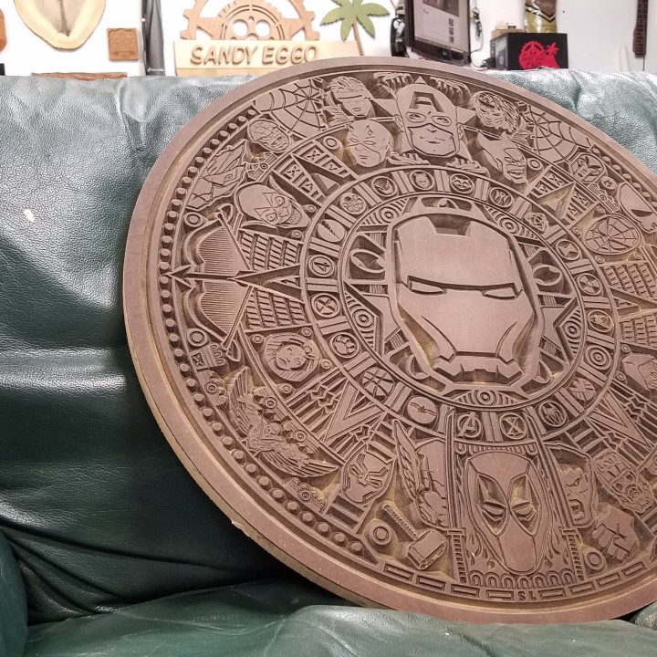 3D Printable Marvel Calendar by Kyle Emerick