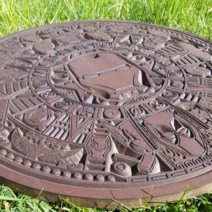 3D Printable Marvel Calendar by Kyle Emerick