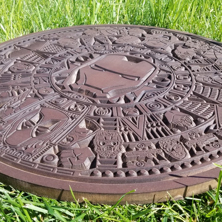 3D Printable Marvel Calendar by Kyle Emerick