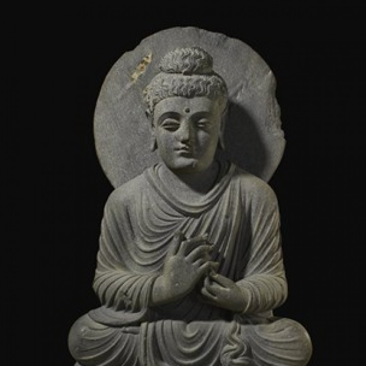 3D Printable Buddha Preaching by Scan The World