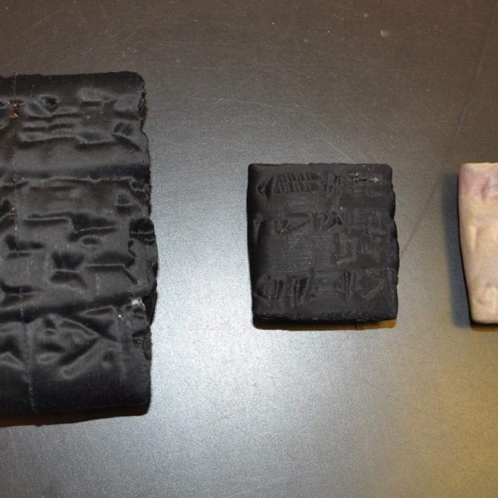 3D Printable Cuneiform Tablet (creativemachineslab) by Scan The World