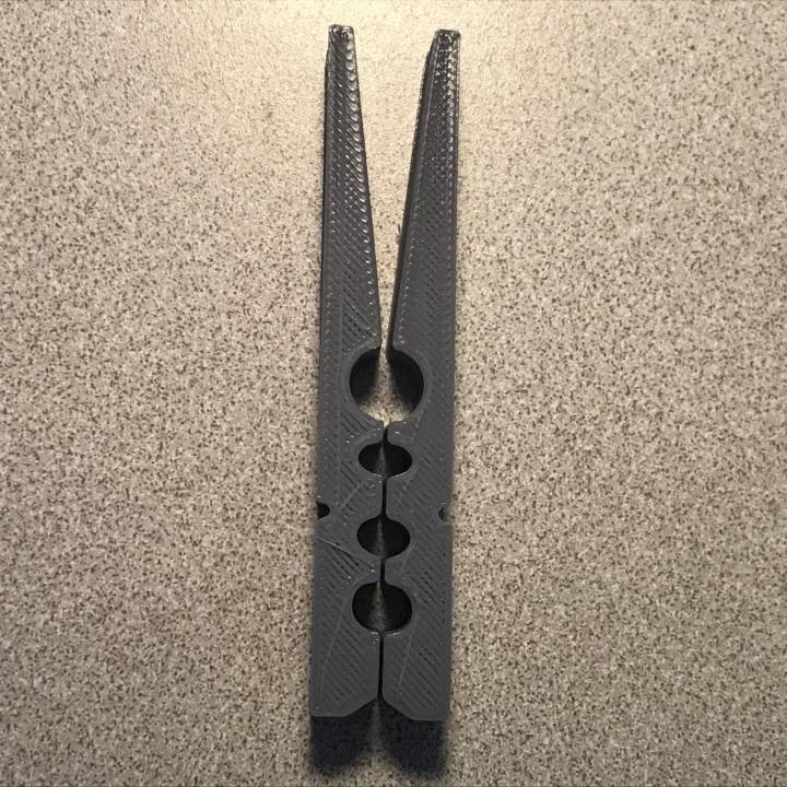 3D Printable Everlasting clothes peg by Brett Plowman