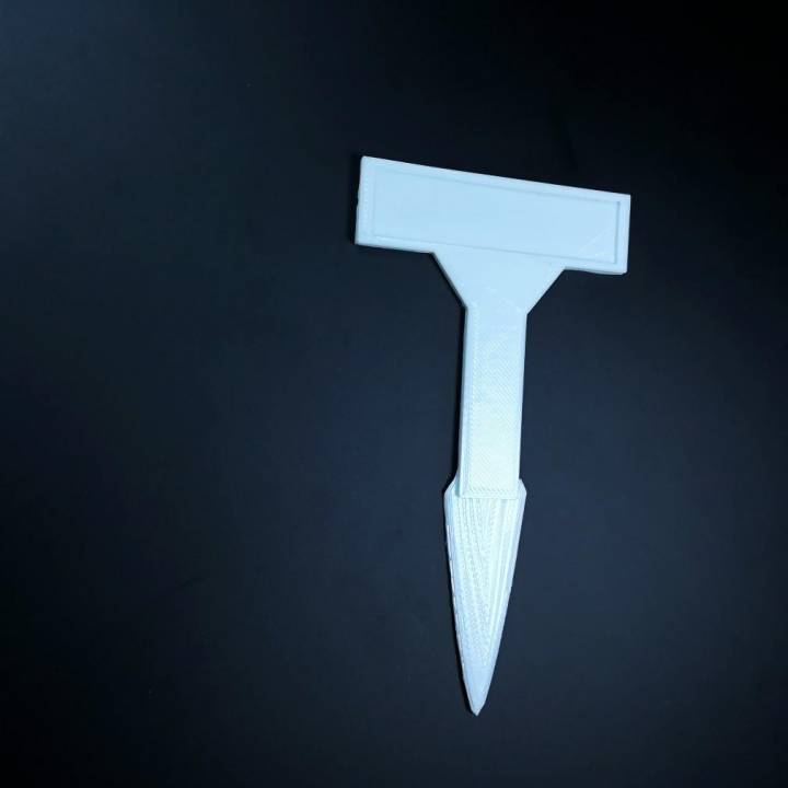 3D Printable Garden stake by Brett Plowman