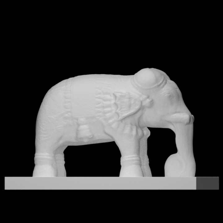 3D Printable Elephant by Scan The World