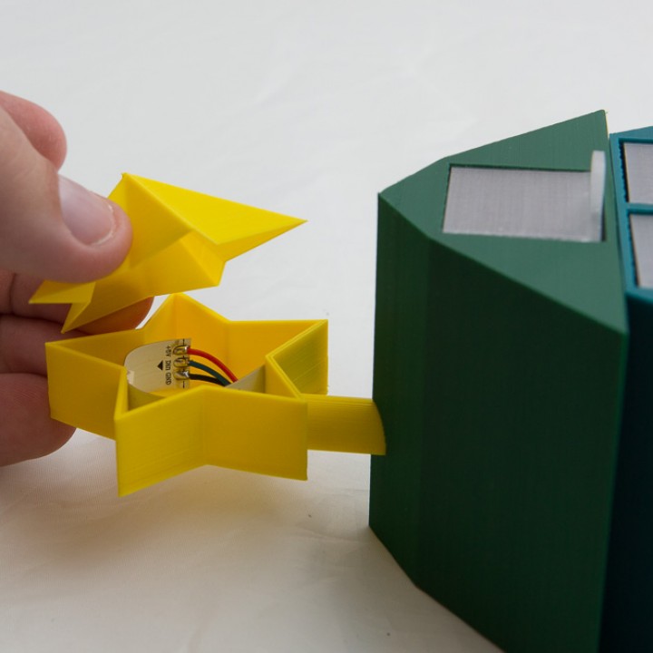 3D Printable Numberless Advent Calendar by Jon