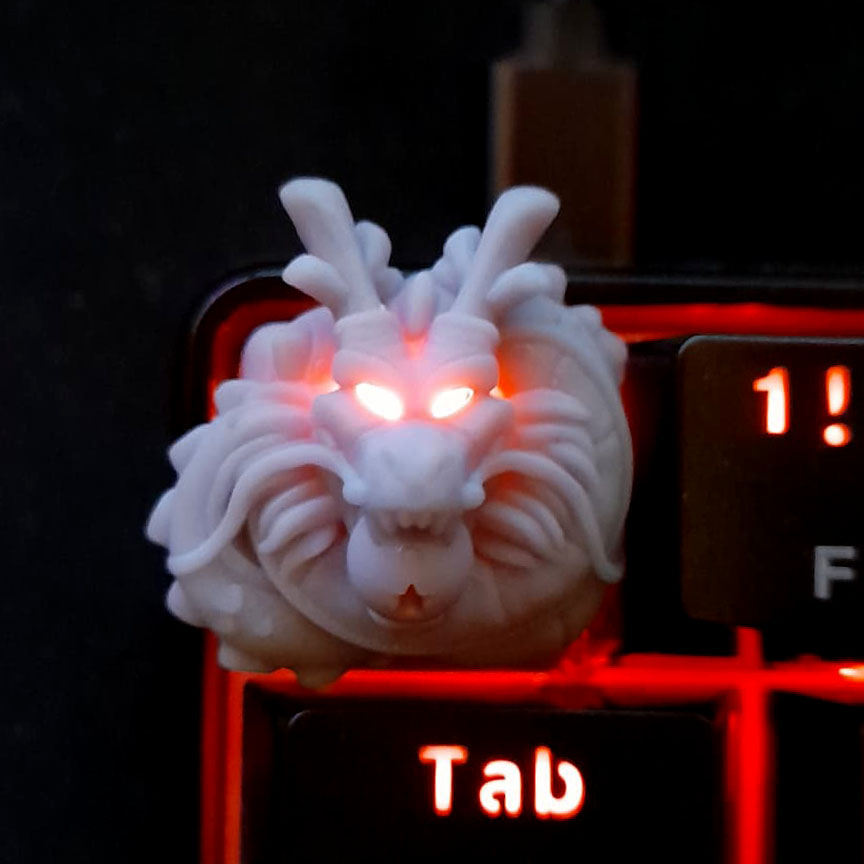 3D Printable DBZ Shenron Mechanical keyboard Cherry Keycap by Tom Davis