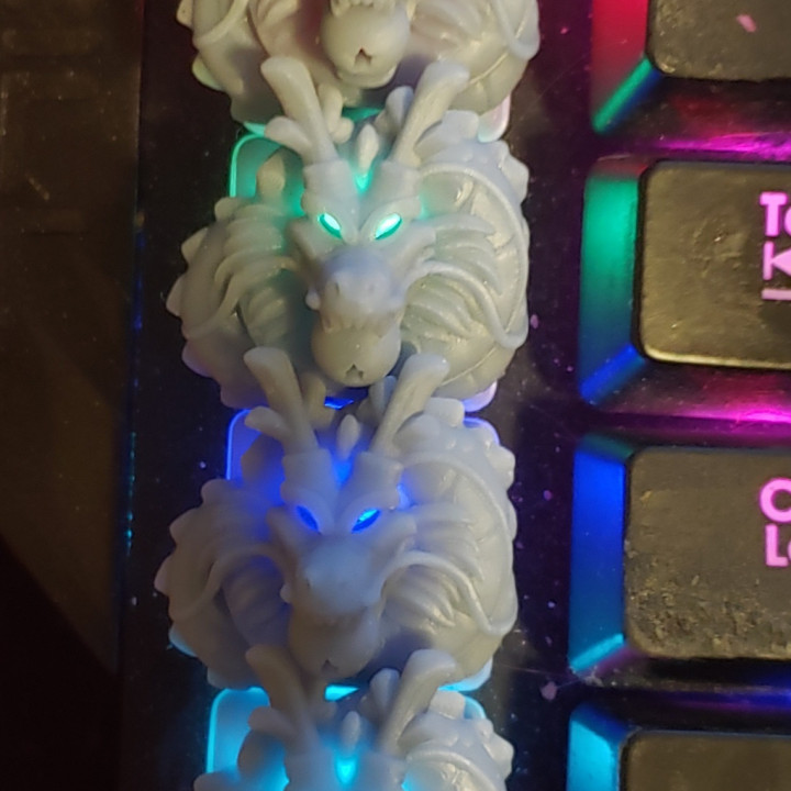3D Print of DBZ Shenron Mechanical keyboard Cherry Keycap by dustiussr