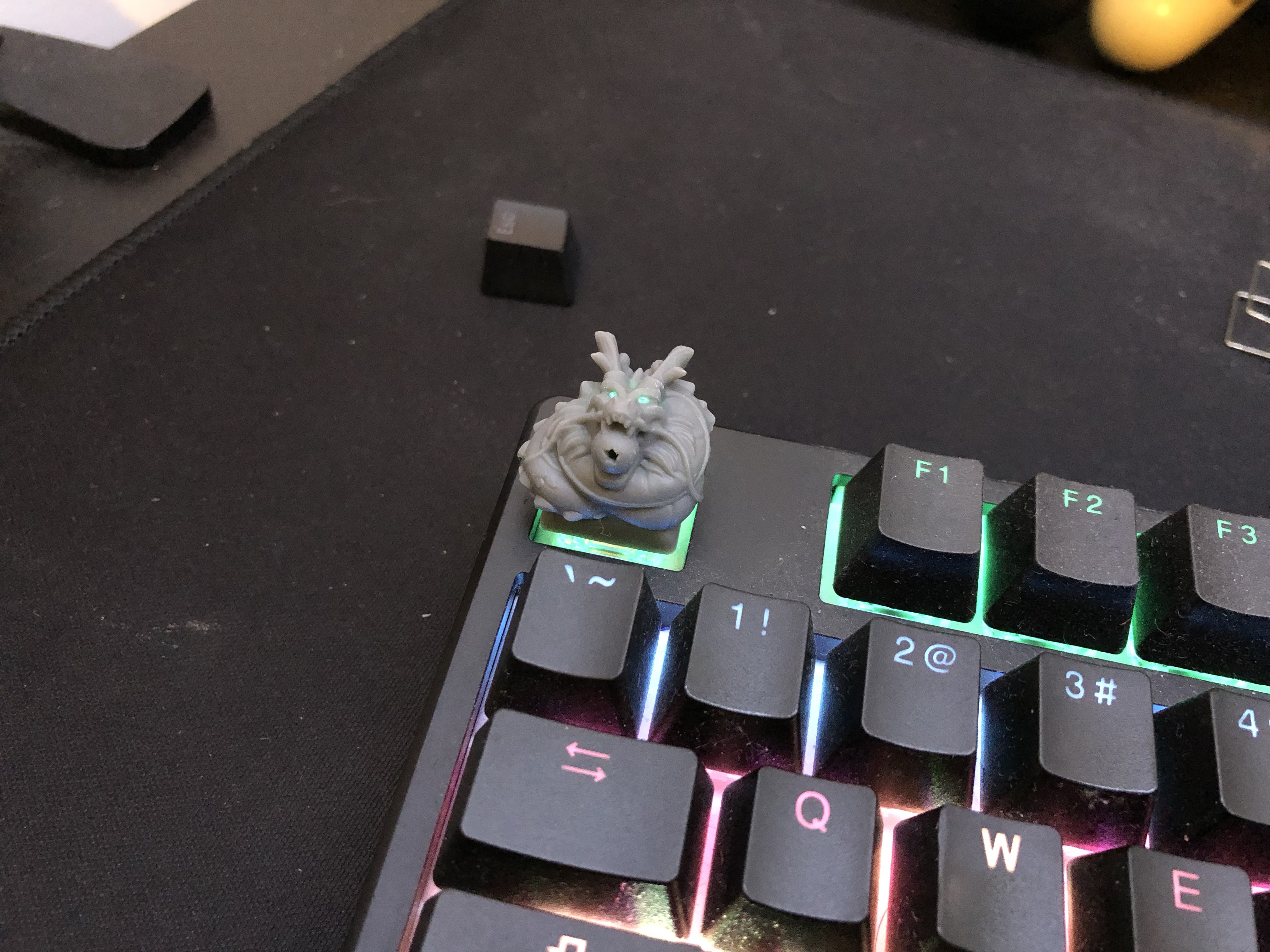 3D Printable DBZ Shenron Mechanical keyboard Cherry Keycap by Tom Davis