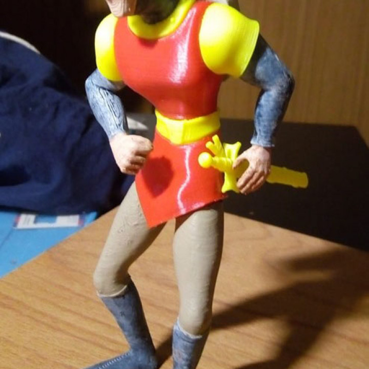 3D Print of Dirk the Daring - Dragon's Lair by struzzoX