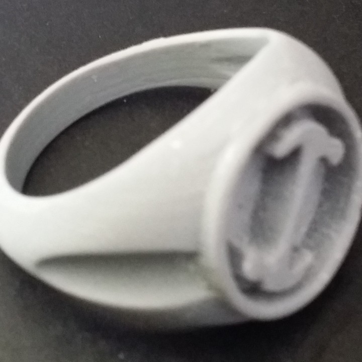 3D Printable Stonecutter Ring by Matthew