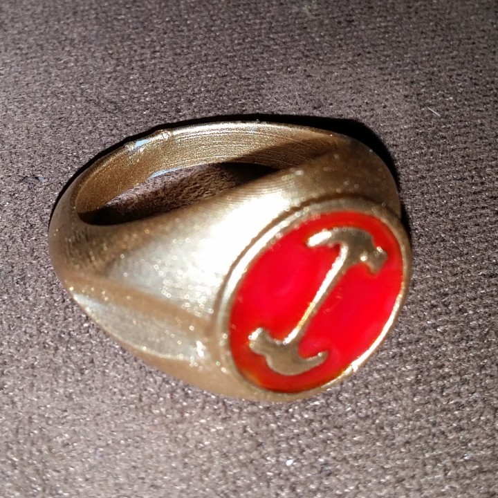 3D Printable Stonecutter Ring by Matthew