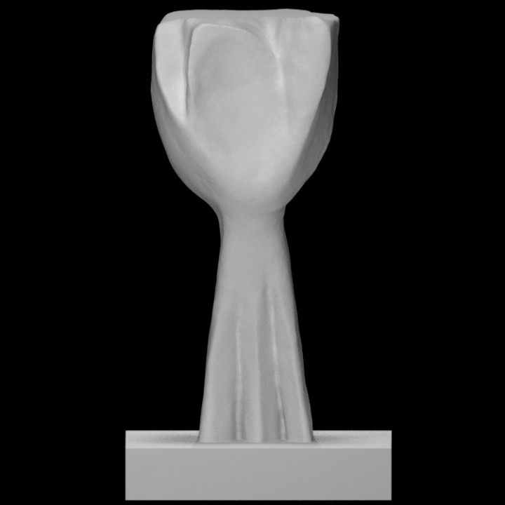 3D Printable Red Flower by Scan The World